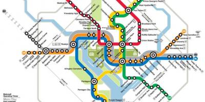 Washington DC - DC mapa - Mapy Washington DC - DC (District of Columbia ...